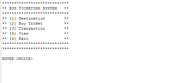 Simple Bus Ticketing System In Java Free Source Code Sourcecodester